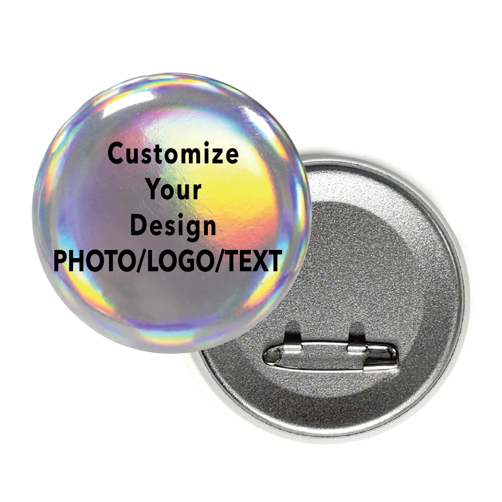 Custom Metal Button Pins – LXacrylic